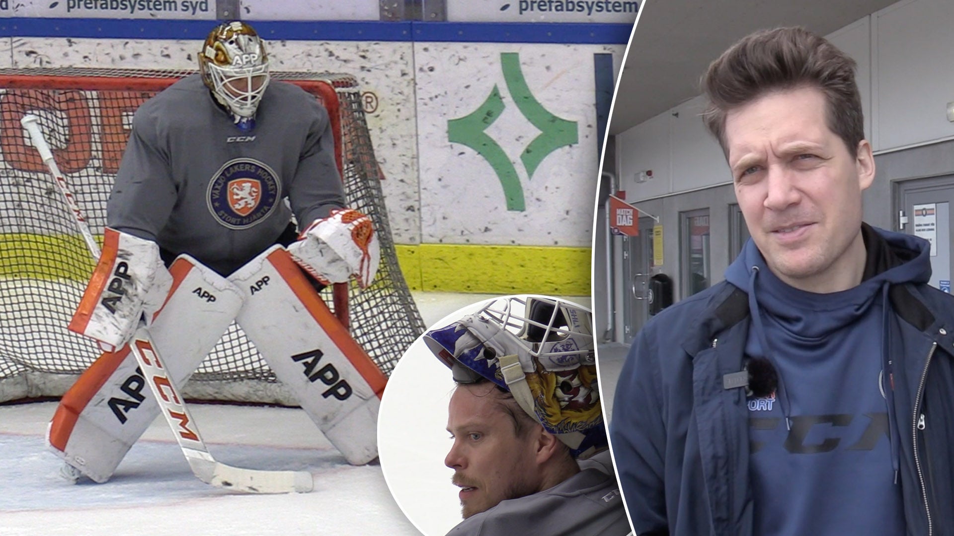 Här tränar Viktor Fasth på is igen: "Kul att se honom fullt dressad" - HockeyNews