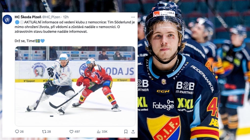 DIF-profilen till sjukhus efter huvudtackling - HockeyNews