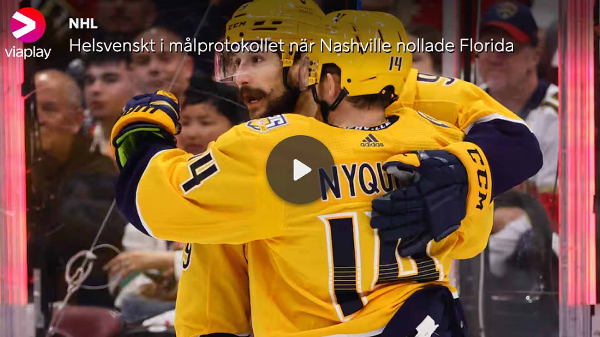 Fortsatt succé för Forsberg och Nyquist - HockeyNews