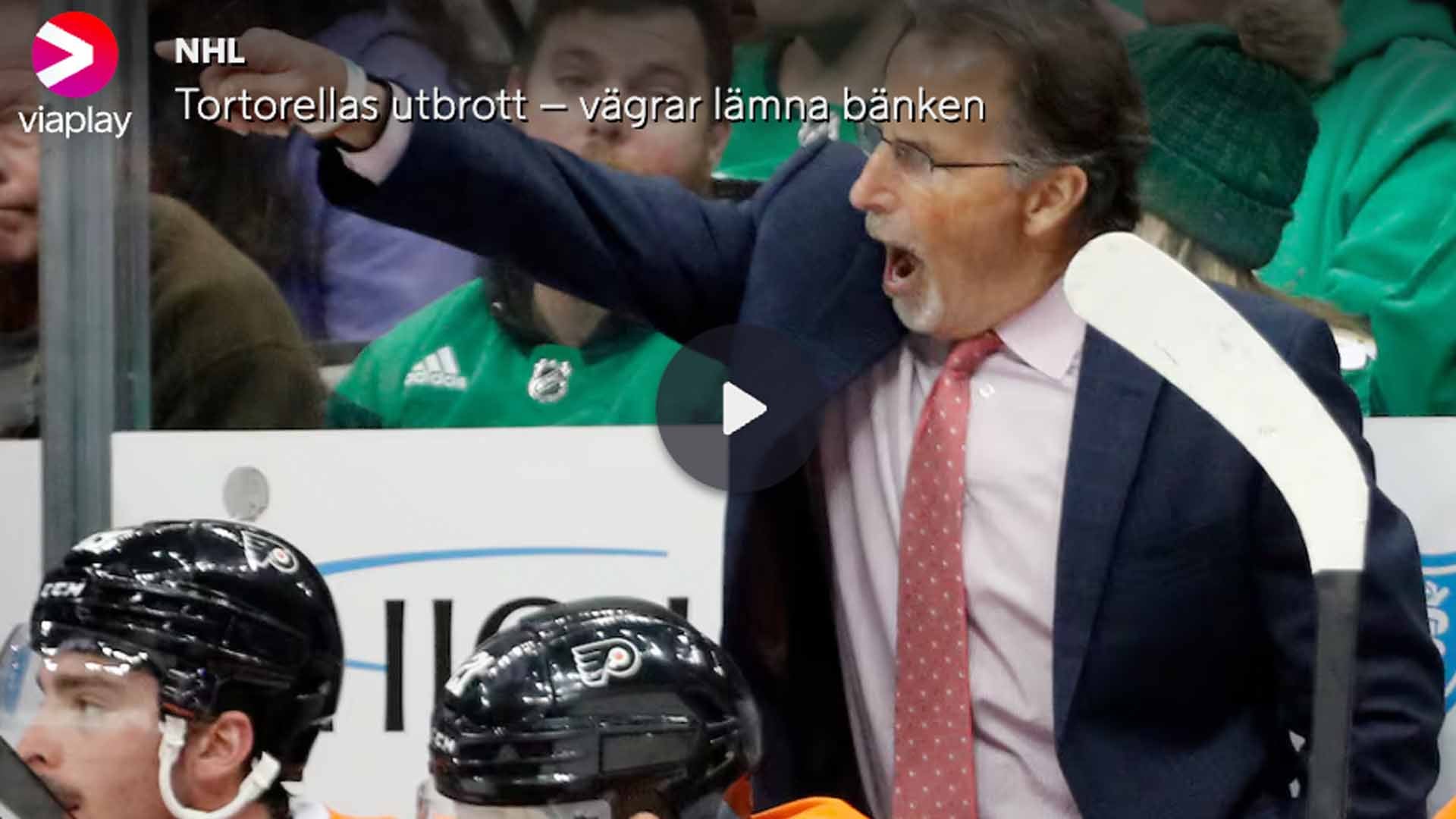 Så straffas Tortorella – se jätteutbrottet - HockeyNews