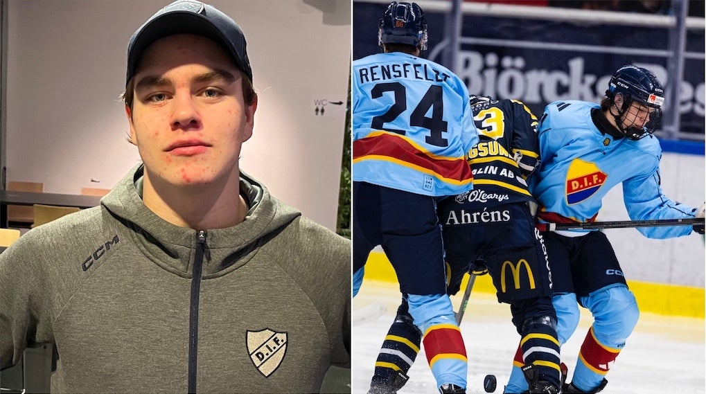 Frondell fick chansen – tacklade mest i DIF - HockeyNews