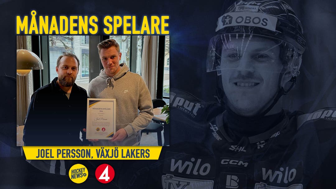 Månadens spelare – Joel Persson: "Det är ett bevis" - HockeyNews