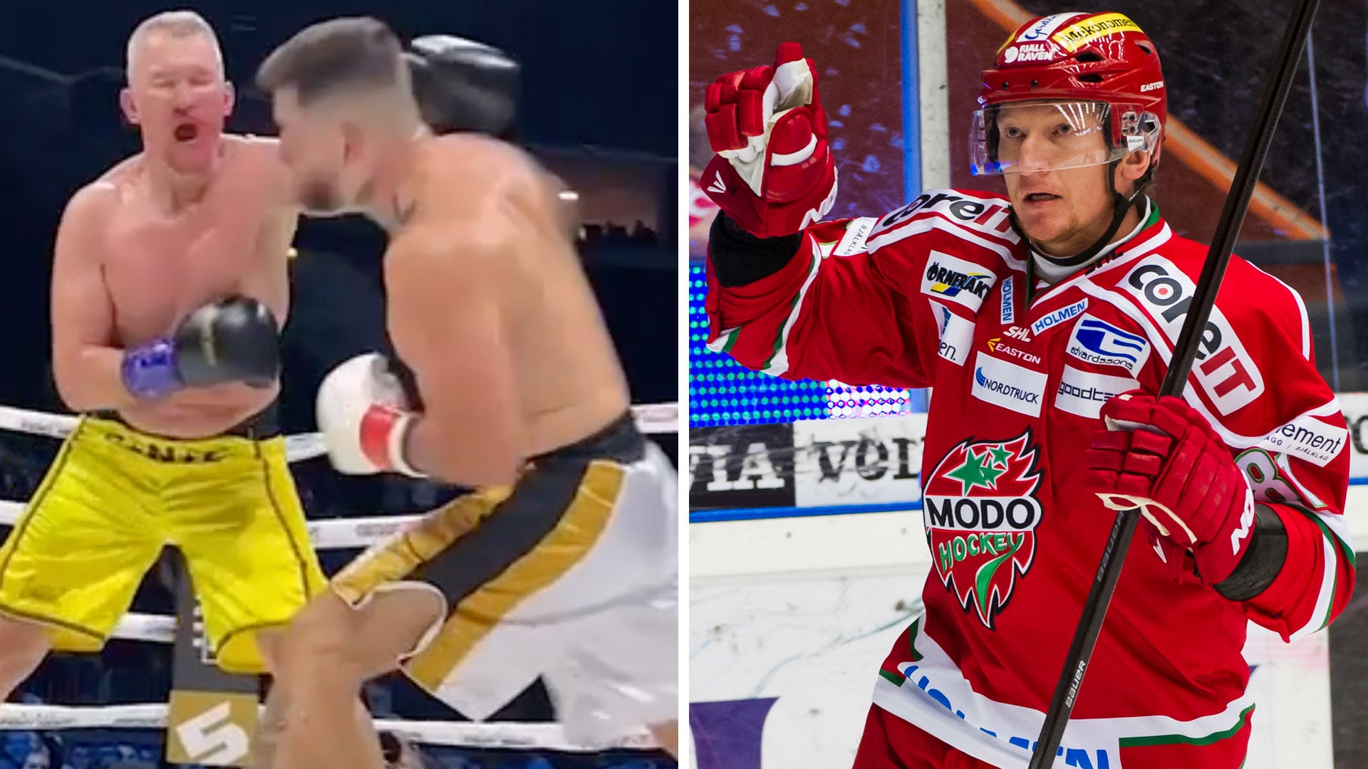 Här debuterar den förre Modospelaren som boxare - HockeyNews