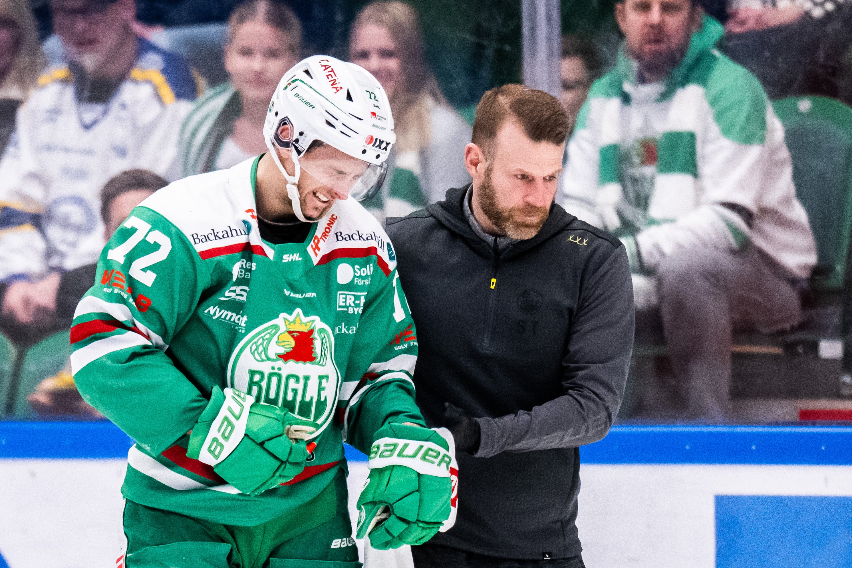 Tunga bilder för Rögle – stjärnan ut skadad - HockeyNews