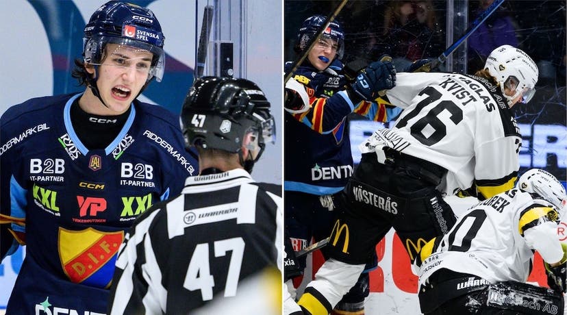 Så ser DIF och VIK på Eklunds matchstraff - HockeyNews