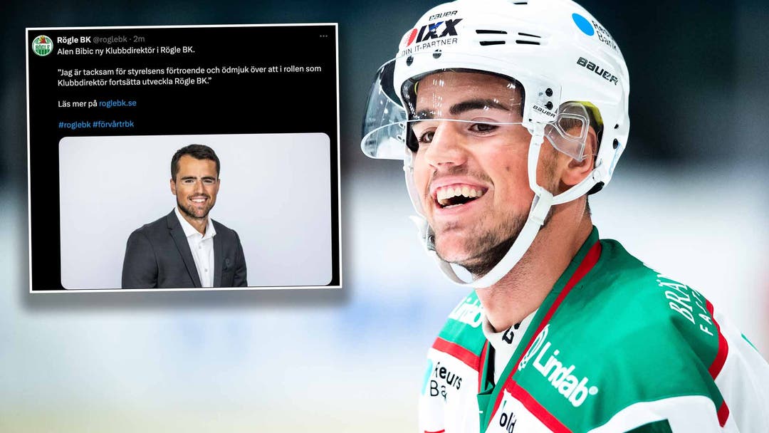 Bibic får ny topproll i Rögle - HockeyNews