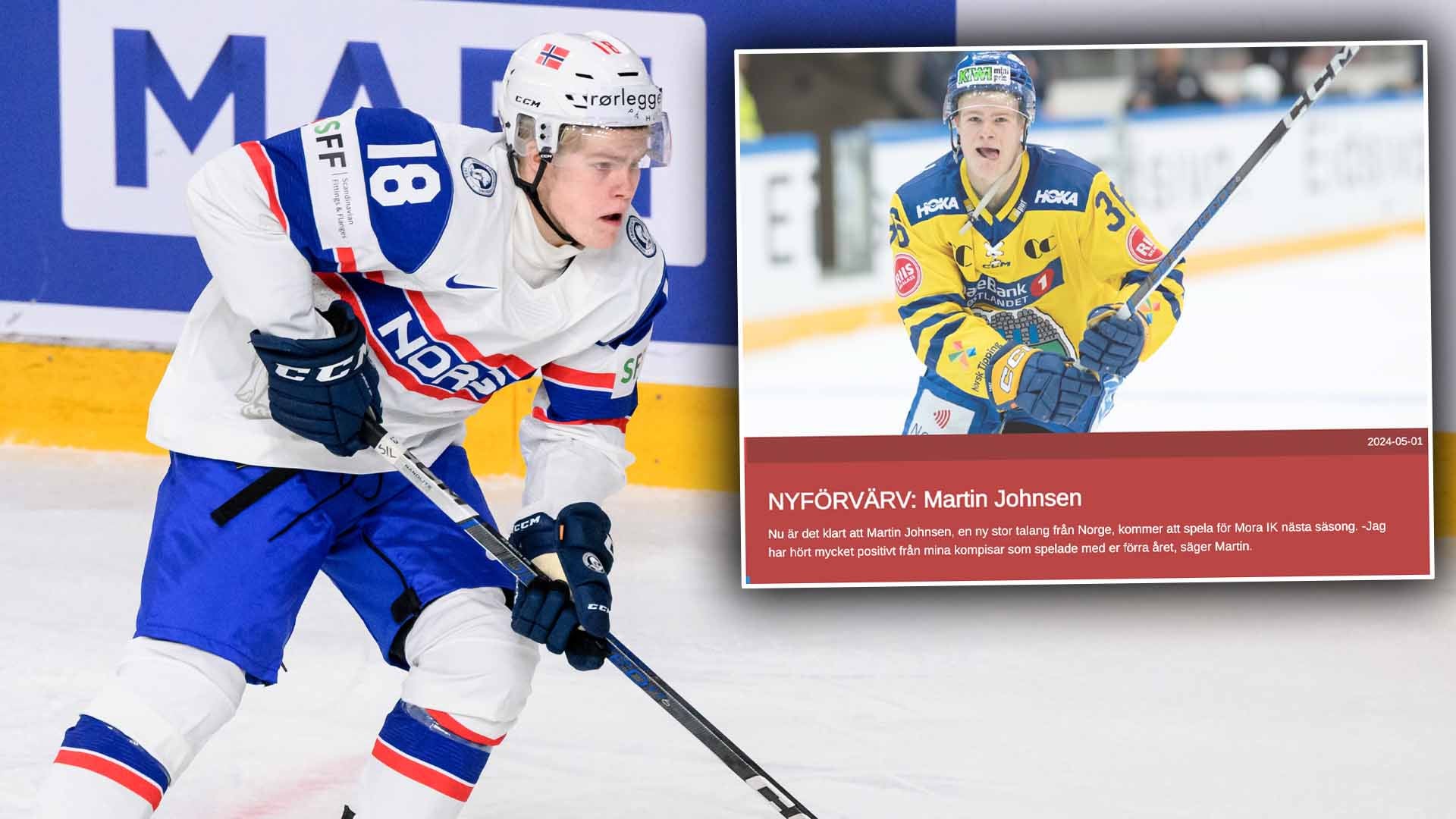 Tidigare FBK-center klar för spel i Mora - HockeyNews