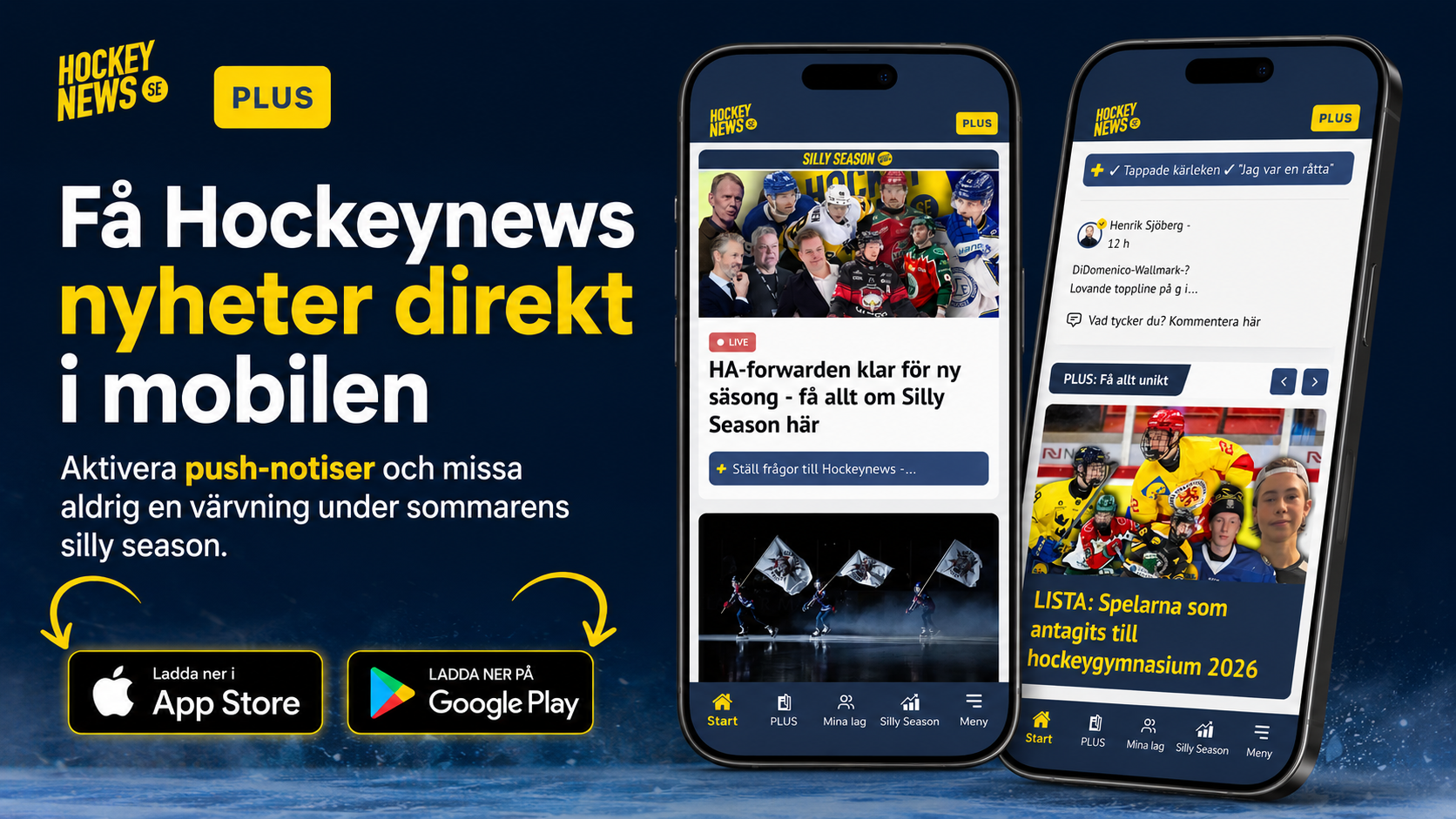 Silly season börjar i Hockeynews-appen - HockeyNews