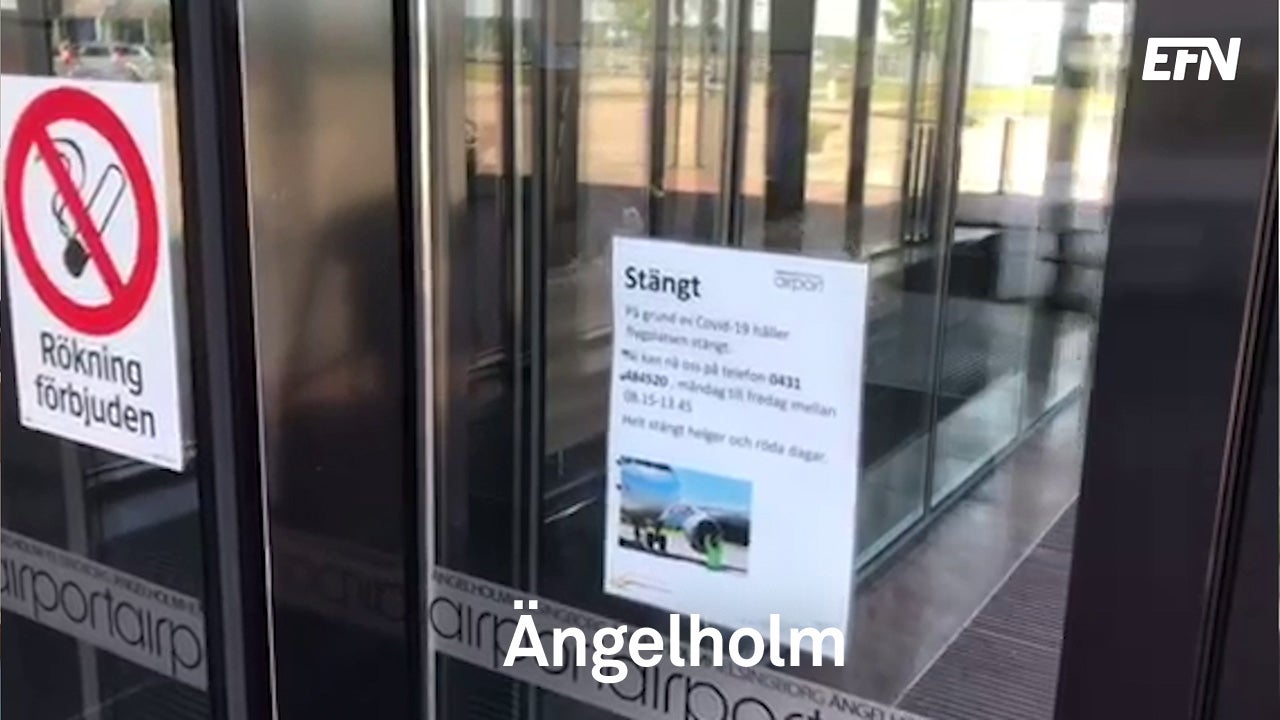 Flygplatsen i Ängelholm stängs